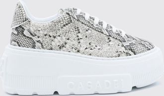Casadei Baskets plateforme Nexus en cuir &agrave; imprim&eacute; python