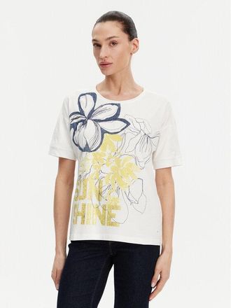 Olsen T-Shirt 11105007 Wei&szlig; Relaxed Fit