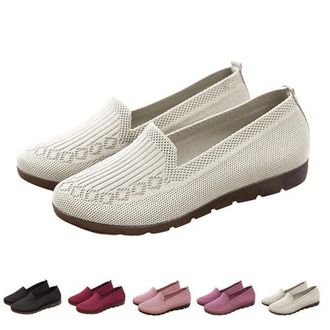 Generic Chaussures orthop&eacute;diques pour femme - Coupe large - L&eacute;g&egrave;res et confortables - Chaussures de marche d&eacute;contract&eacute;es et respirantes - Bout rond - Soutien 