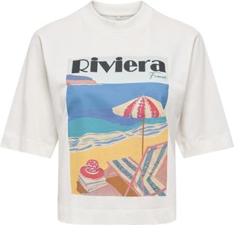 Only Onlvega New S/S Vibe Top Box JRS