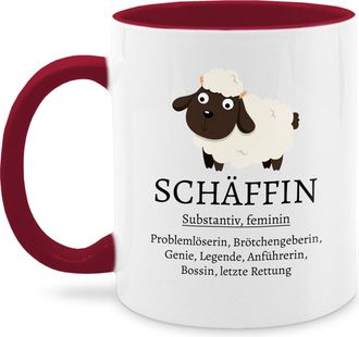 Shirtracer Tasse Tassen 325ml - Kollegen - Sch&auml;ffin substantiv | Cheffinnen Geschenk Chefin Wichtelgeschenk lustig | Geschenke Chefinnen Weihnachtsgeschenke - 32