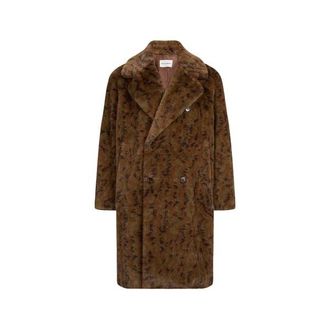 Dr&ocirc;le de Monsieur Manteau oversize effet fourrure