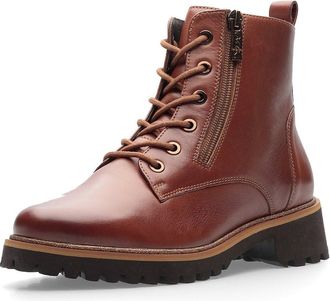Ara Damen Kent 2.0 Schnür Stiefelette, Cognac, 42.5 EU Schmal