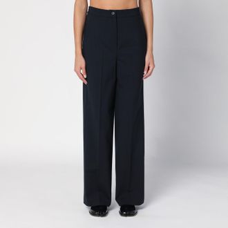 Department Five Marineblaue Hose aus Wollgemisch