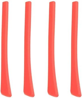 Perfeclan 4 Pièces Manchon dOreille pour Lunettes Retenue de Lunettes en Silicone Souple Antidérapant Accessoires Durables pour Jambes de Lunettes en Métal, Rou
