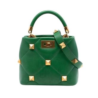 Valentino Pre-owned Sac bandouli&egrave;re clout&eacute; matelass&eacute; - Femme - Pre-owned - Vert - Taille: ONE Size