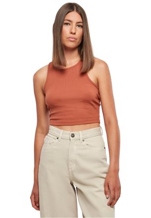Urban Classics Damen Top Cropped Rib Top, Geripptes Top f&uuml;r Frauen, kurz geschnitten, Slim Fit, erh&auml;ltlich in vielen Farbvarianten, Gr&ouml;&szlig;en XS-5XL