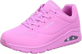 Skechers Femme UNO Stand on AIR Basket, Maille Durabuck Rose, 36 EU