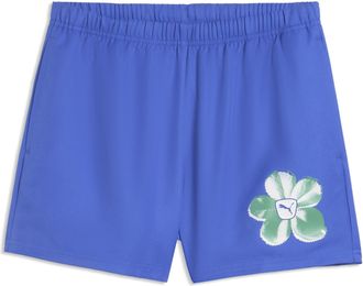 Puma Graphics Bloom Shorts Damen, Accessoires, Blau, S