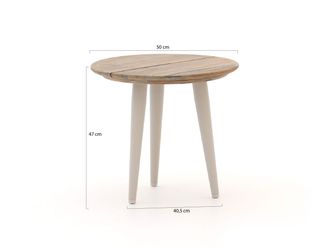Rough Country Rustic Furniture ROUGH-K Beistelltisch &oslash; 50 cm
