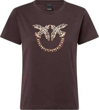Pinko Quentin T-Shirt Jersey - - Tops - Damen - Braun - XS