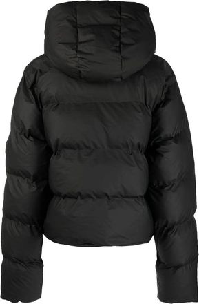 Rains Waterproof Padded Puffer Jacket - Black