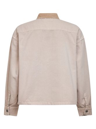 Carhartt Work in Progress Mens Shirt Jacket Prescott Beige Cotton