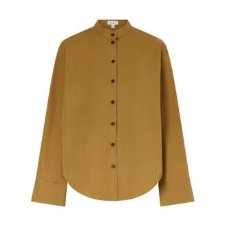 Alaia Femme, Blouses et Chemises, Brun, Taille: 38 FR Layered Poplin Shirt