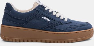 Moea Herren vegan Sneaker Origin Full Blue Suede Blau