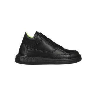 Msgm Runde Schn&uuml;r-Sneakers - - Shoes - Herren - Schwarzk - 40 EU
