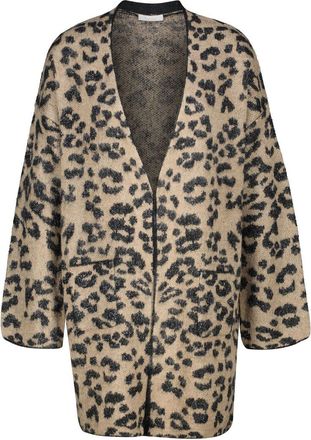 Princess Goes Hollywood Damen Strickjacke mit Wolle LEO JACQUARD