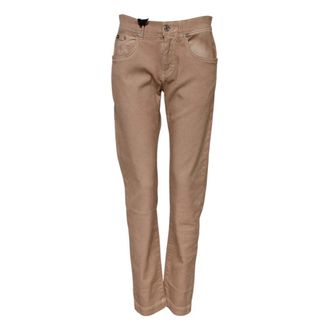 Dolce & Gabbana Boyfriend Denim Hose - - Trousers - Herren - Braun - 4XS