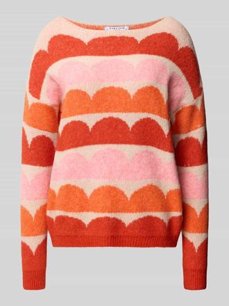 Zabaione Relaxed Fit Strickpullover aus elastischem Woll-Mix
