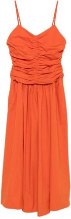 Marella Femme, Robes, Orange, Taille: 42 FR Midi Robes