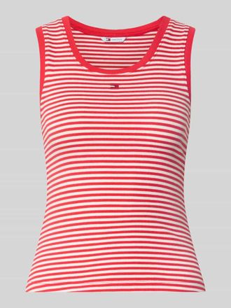 Tommy Jeans Slim Fit Tank Top aus Baumwoll-Mix