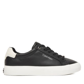 Calvin Klein Sneakers Calvin Klein Vulc Lace Up Lth/Moire Bt HW0HW02747 Schwarz
