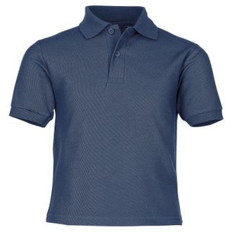 Fruit Of The Loom Kinder-Poloshirt, kurz&auml;rmelig, Unisex, 65% Polyester, 35% Baumwolle, Marineblau, 9-11 Jahre