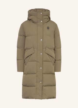 Blauer Daunenmantel Lena gruen