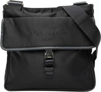 Prada Sac bandouli&egrave;re vintage Pre-owned - Femme - Pre-owned - Noir - Taille: ONE Size