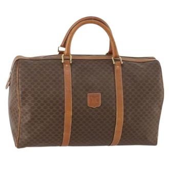 Celine Sac Boston Vintage Pre-owned - Femme - Pre-owned - Brun - Taille: ONE Size