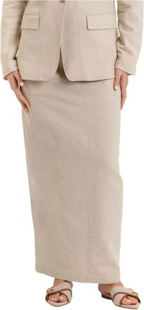 Kocca Femme, Jupes, Beige, Taille: 34 FR Jupe taille haute avec poches