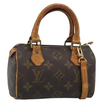 Louis Vuitton Sac Speedy Mini Pre-owned - Femme - Pre-owned - Brun - Taille: ONE Size
