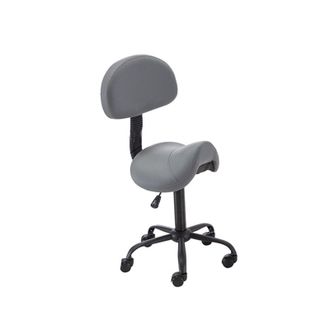 Generic Ergonomischer Sattelhocker, drehbarer, Verstellbarer Arbeitsstuhl, Sattelstuhl aus PU-Leder, geeignet for Massage, Kliniken und B&uuml;ros(Color-3)