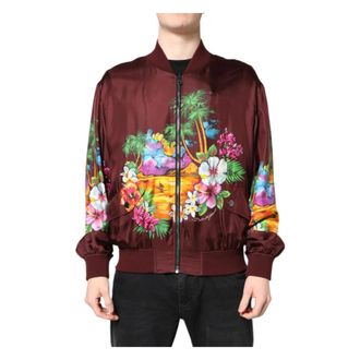 Dolce & Gabbana Bomberjacke - - Jackets - Herren - Mehrfarbig - S