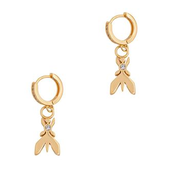 Patrizia Pepe Femme, Accessoires, Jaune, Taille: ONE Size Boucles doreilles Micro Fly