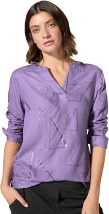 Cecil B345185 Chemisier TOS Foilprint, Doux Lilas mélangé, XS Femmes