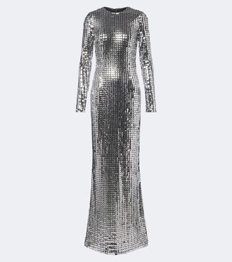 Dolce & Gabbana Robe mit Pailletten