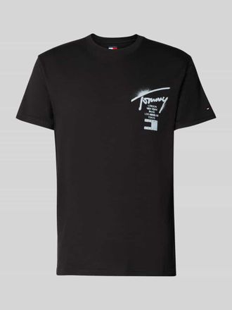 Tommy Jeans Regular Fit T-Shirt aus reiner Baumwolle
