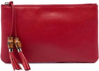 Gucci Pre-owned Cuir sacs-gucci - Femme - Pre-owned - Rouge - Taille: ONE Size