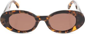 Palm Angels unisex, Accessoires, Brun, Taille: ONE Size Gilroy Lunettes de soleil