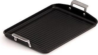 Valira Grillpfanne mit Griffen 34x25 cm Schwarz