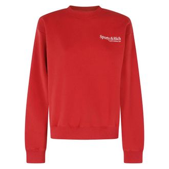 Sporty & Rich Damen, Sweatshirts & Hoodies, Rot, XSGr&ouml;&szlig;e