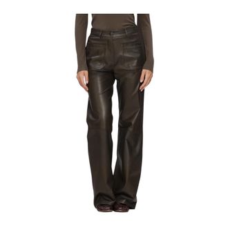 Ibana Pandy Lederhose - - Trousers - Damen - Braun - XL