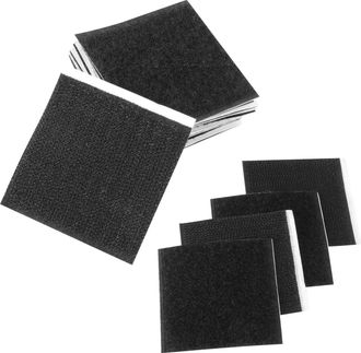 Hemobllo COHEALI Sofa Kissen Aufkleber 40 St&uuml;ck Quadratisch Schwarz rutschfeste Teppichmarkierer f&uuml;r Wohnzimmer und Schlafzimmer Langlebiger Anti Rutsch Fixer 