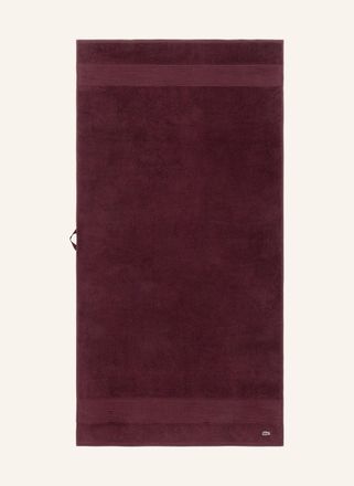 Lacoste Duschtuch Llecroco rot