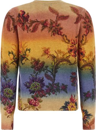 Etro D&eacute;grad&eacute; Jacquard Floral Sweater - Multicolor