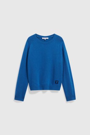 Gerard Darel Pull &agrave; col rond en laine - Bleu gris&eacute;
