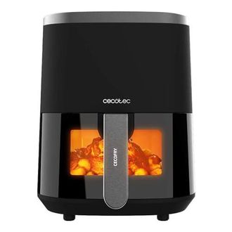 Cecotec Hei&szlig;luftfritteuse ohne &Ouml;l, 4 L mit Fenster Cecofry Fantastik Window 4000. Air Fryer. 1400 W, 9 Men&uuml;s, Touch Control, PerfectCoo-Technologie, 80-200&ordm;C,