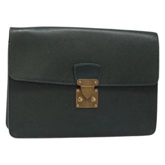 Louis Vuitton Pre-owned Leder clutches - - Pre-owned - Damen - Gr&uuml;n - ONE SIZE