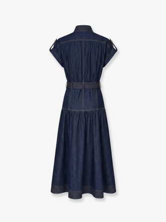 Zimmermann Womens Dress Denim Blue Cotton